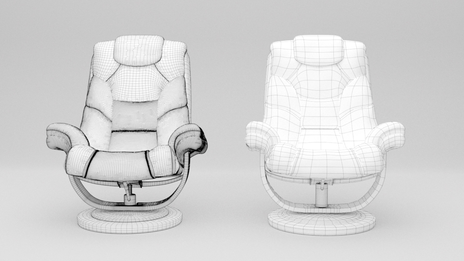 Monarch Inspired Recliner – Kiersten Kube | Architectural Visualization